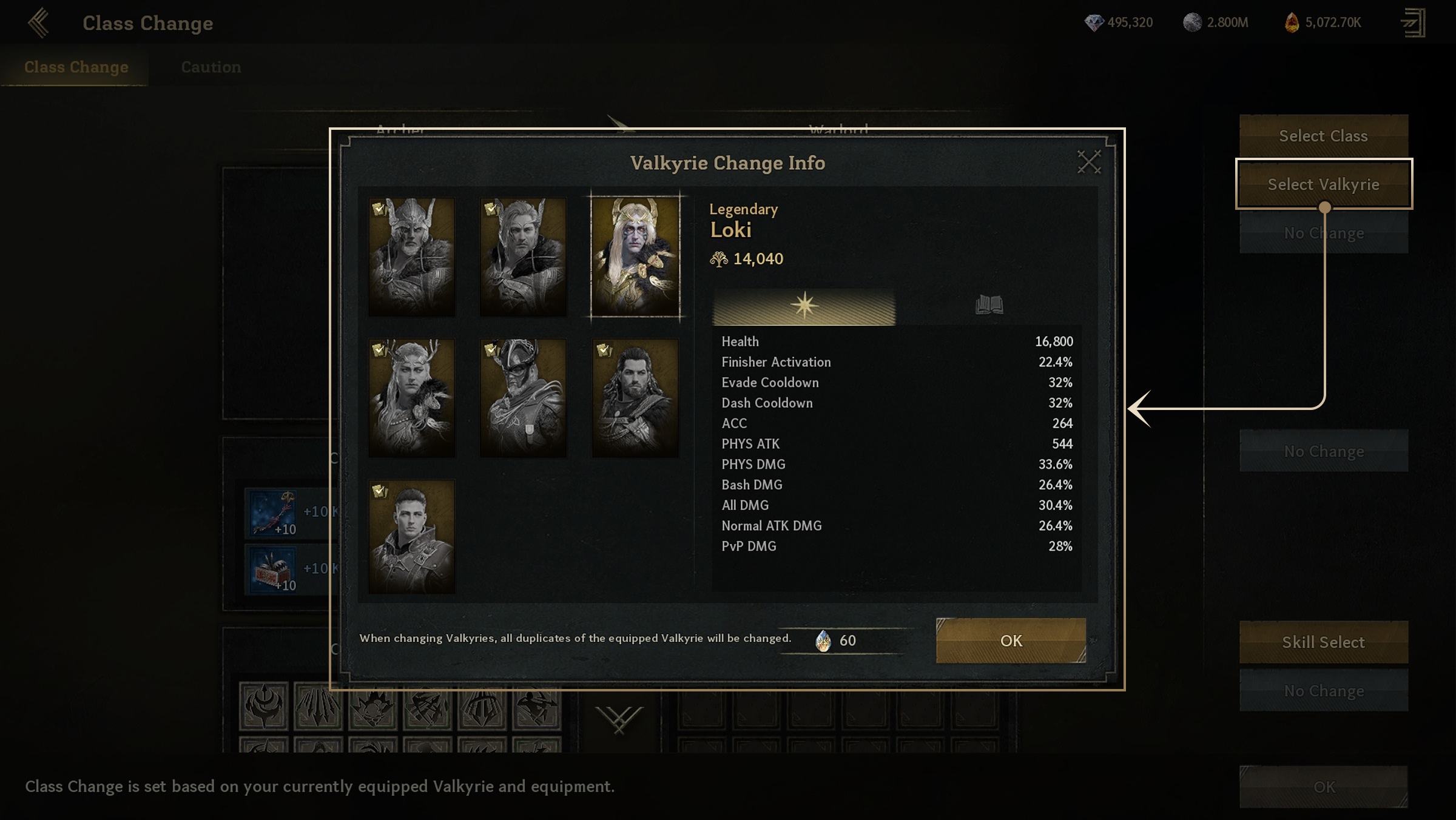 Class Change